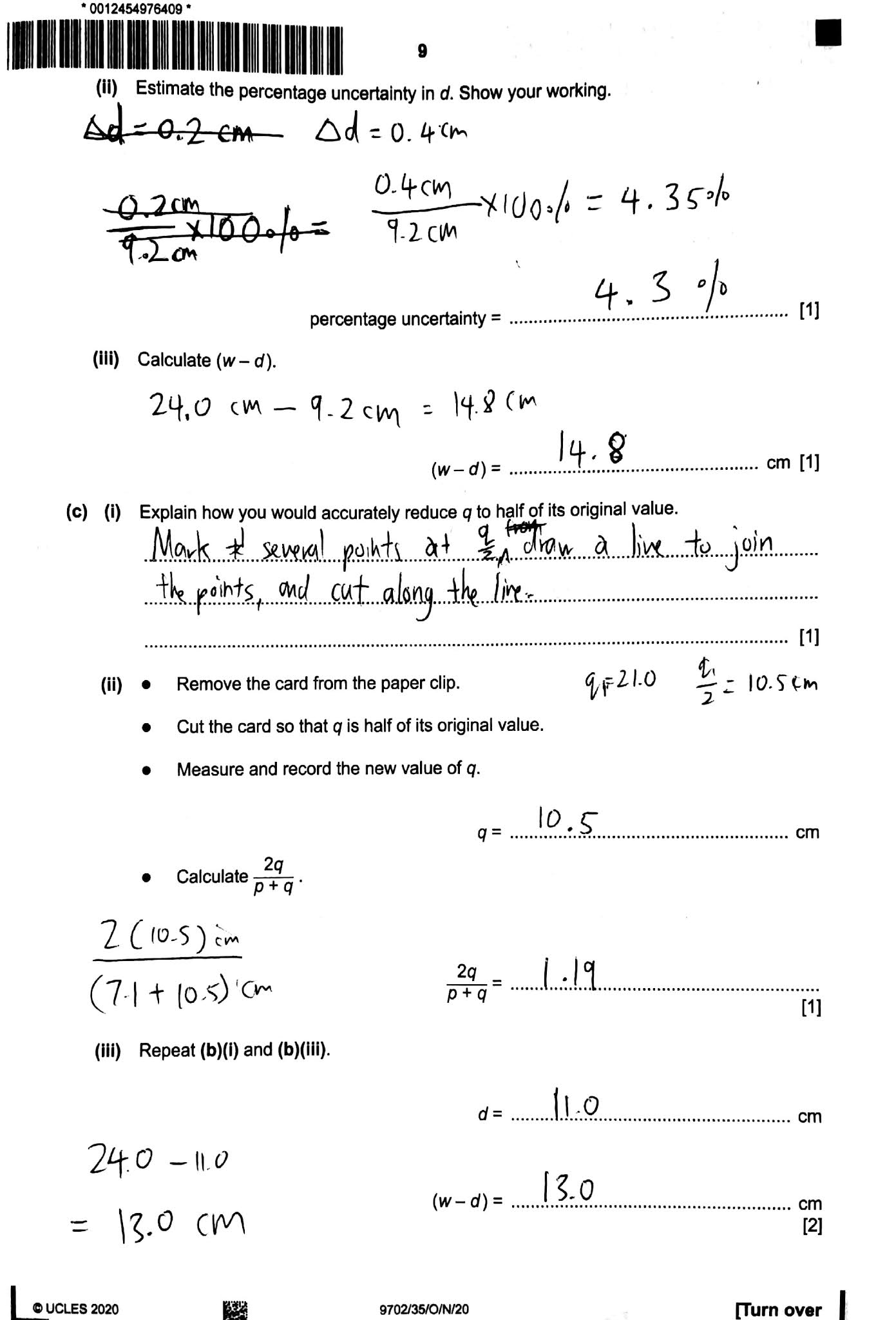 Cambridge A Level Physics