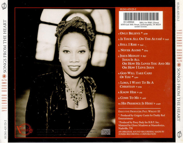 ENTRE MUSICA: YOLANDA ADAMS - Songs From The Heart