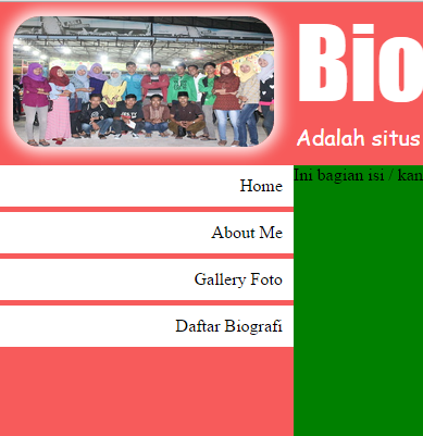 Membuat Website Biodata Pribadi Menggunakan HTML Dan CSS Part 3 ...