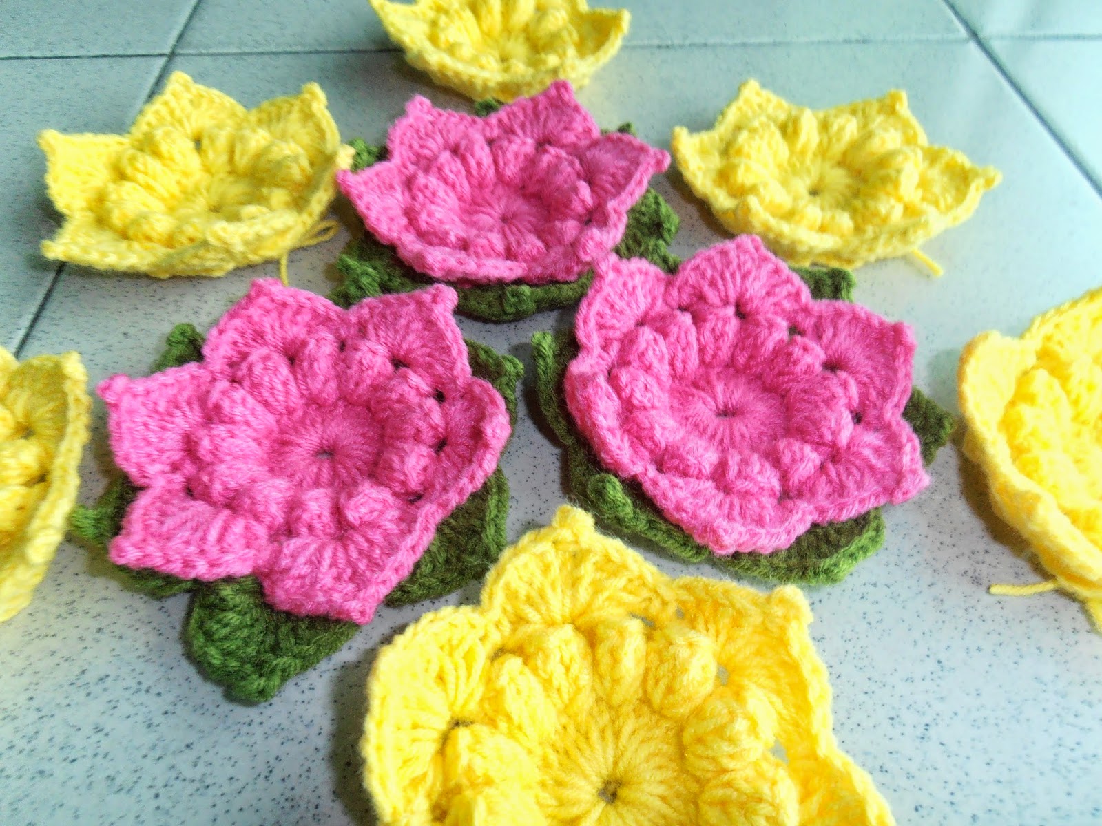 DIELA'S CROCHET: Crochet bunga lagi