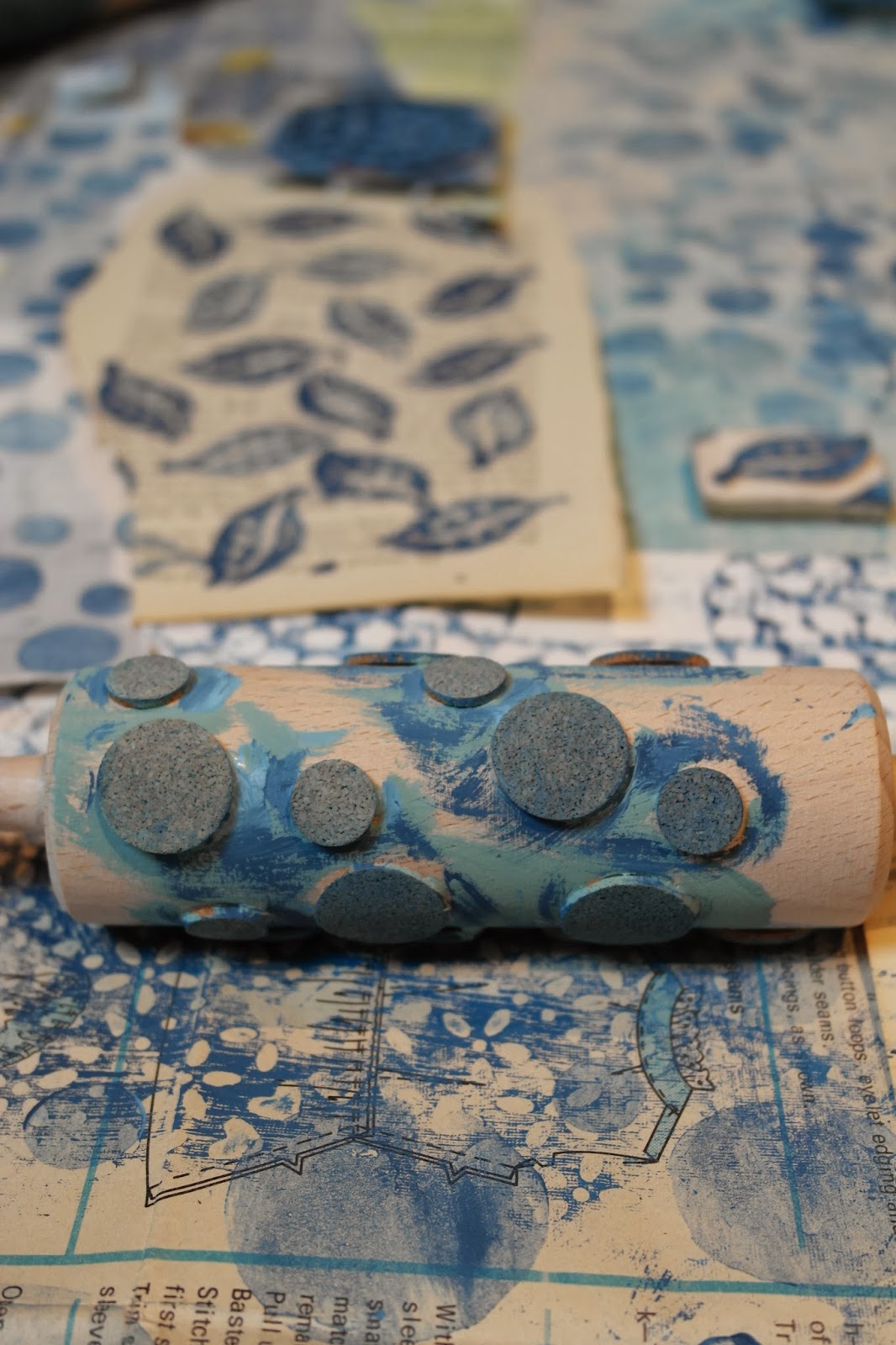 H-anne-Made: Print, collage and stitch