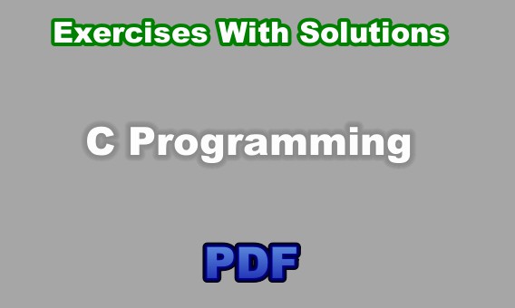 10000 C Programming Exercises 274097 C Programming Exercises 10000 C Programming Exercises 274097 C Programming Exercises