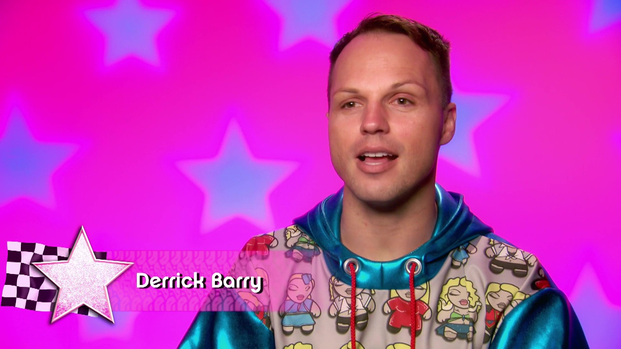 ausCAPS: Derrick Barry shirtless in RuPaul's Drag Race All Stars 5-01 ...