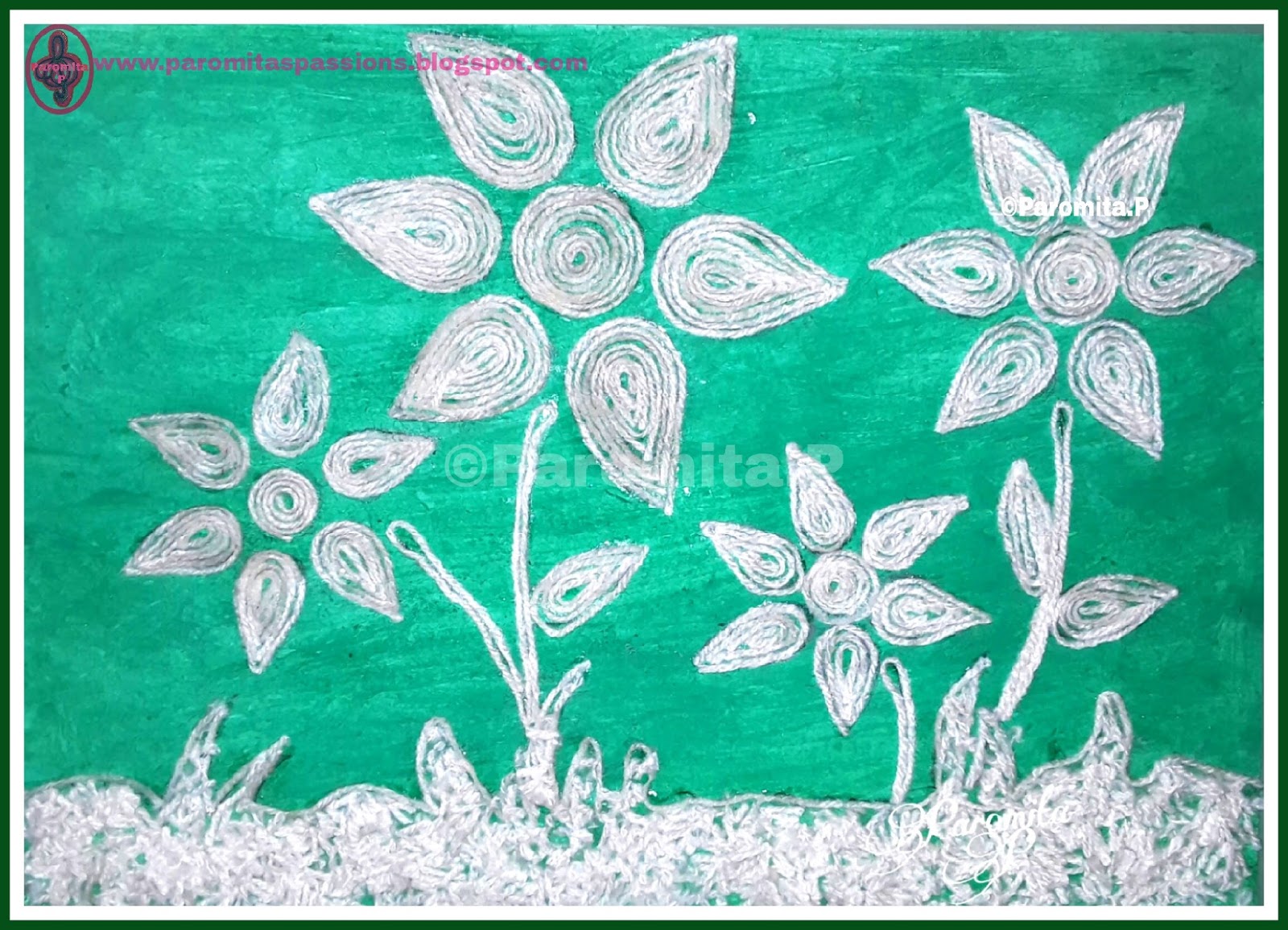 Wool Craft on Paper - Paromita's Passions