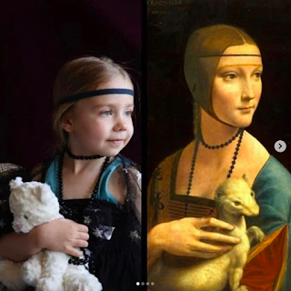 Learning At Home - extras: Recreate famous paintings at home!