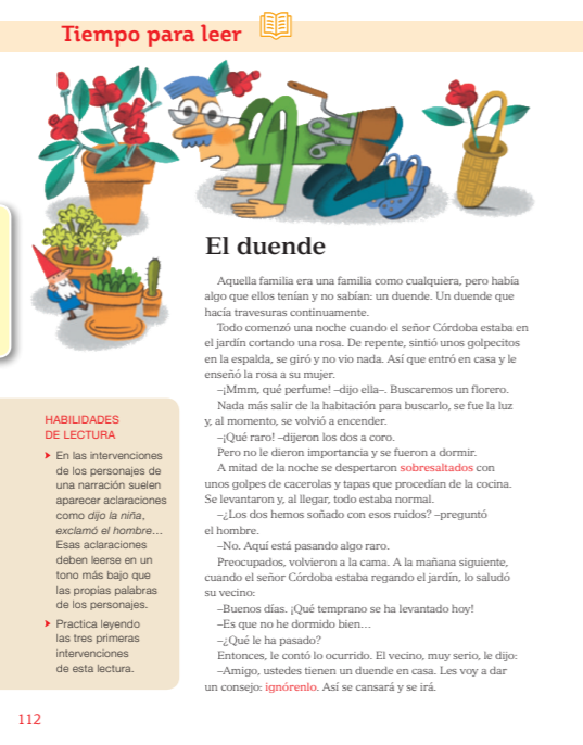 Mucho más que garabatos: LECTURA: "El duende"