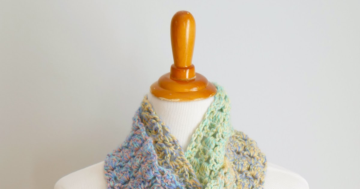 Fiber Flux: Coastal Scarflette, Free Crochet Pattern + Video