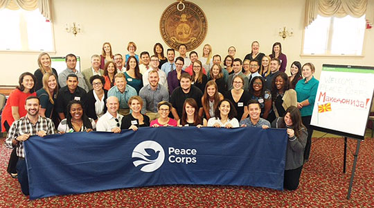 Fifty New Us Peace Corps Volunteers Arrive In Macedonia