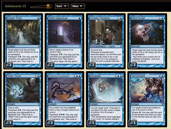 Magic the Gathering Adventures: Mono Blue in Gatecrash Standard