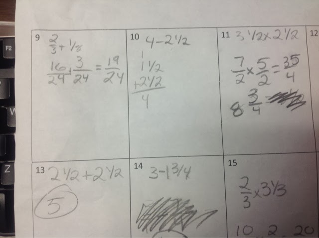 The Elementary Math Maniac: Fraction Operations QR Code Scavenger Hunt