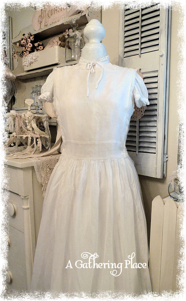 ~FRENCH LINEN PINAFORE and OTHER VINTAGE FINDS~