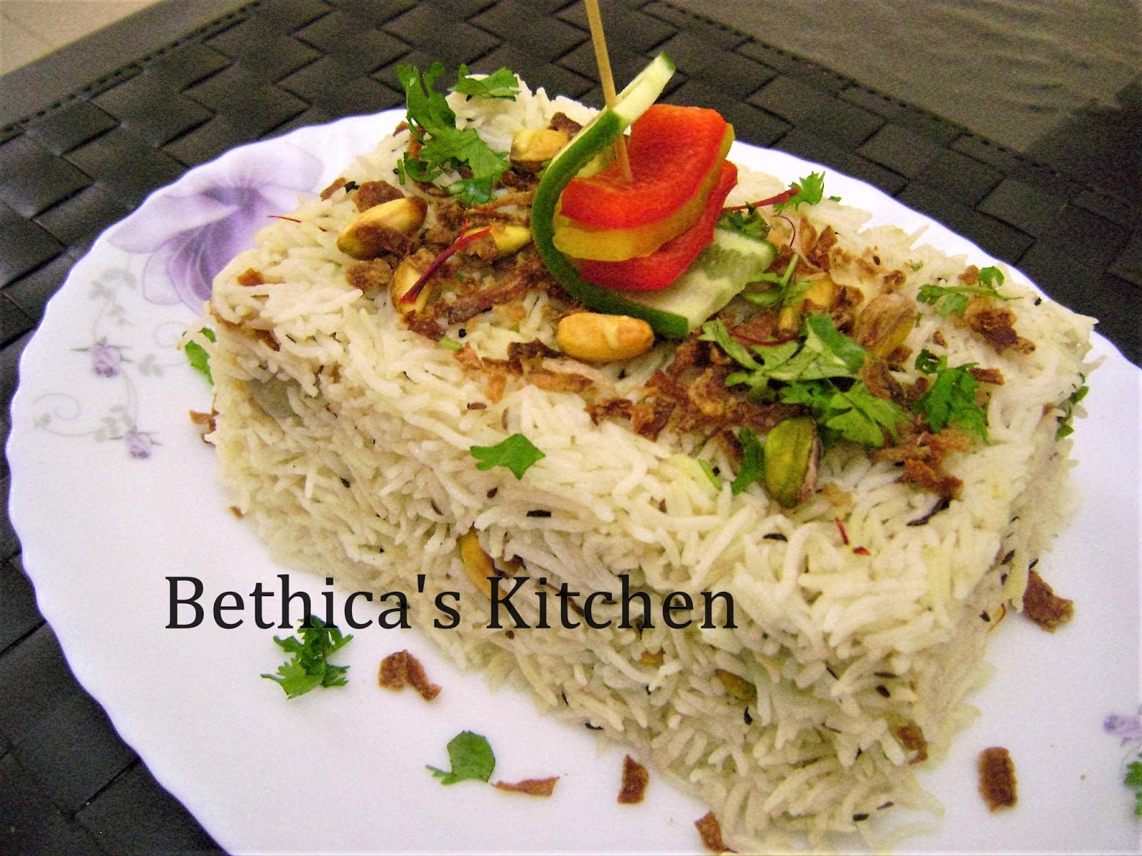 Bethica's Kitchen Flavours: Simple & Quick Khushka Biryani (Plain ...