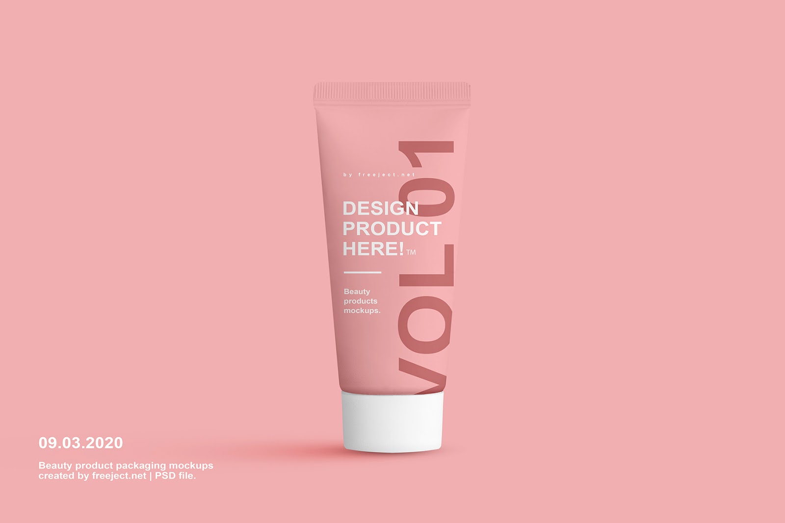 Beauty Product Packaging Mockups Design VOL 1 - PSD File