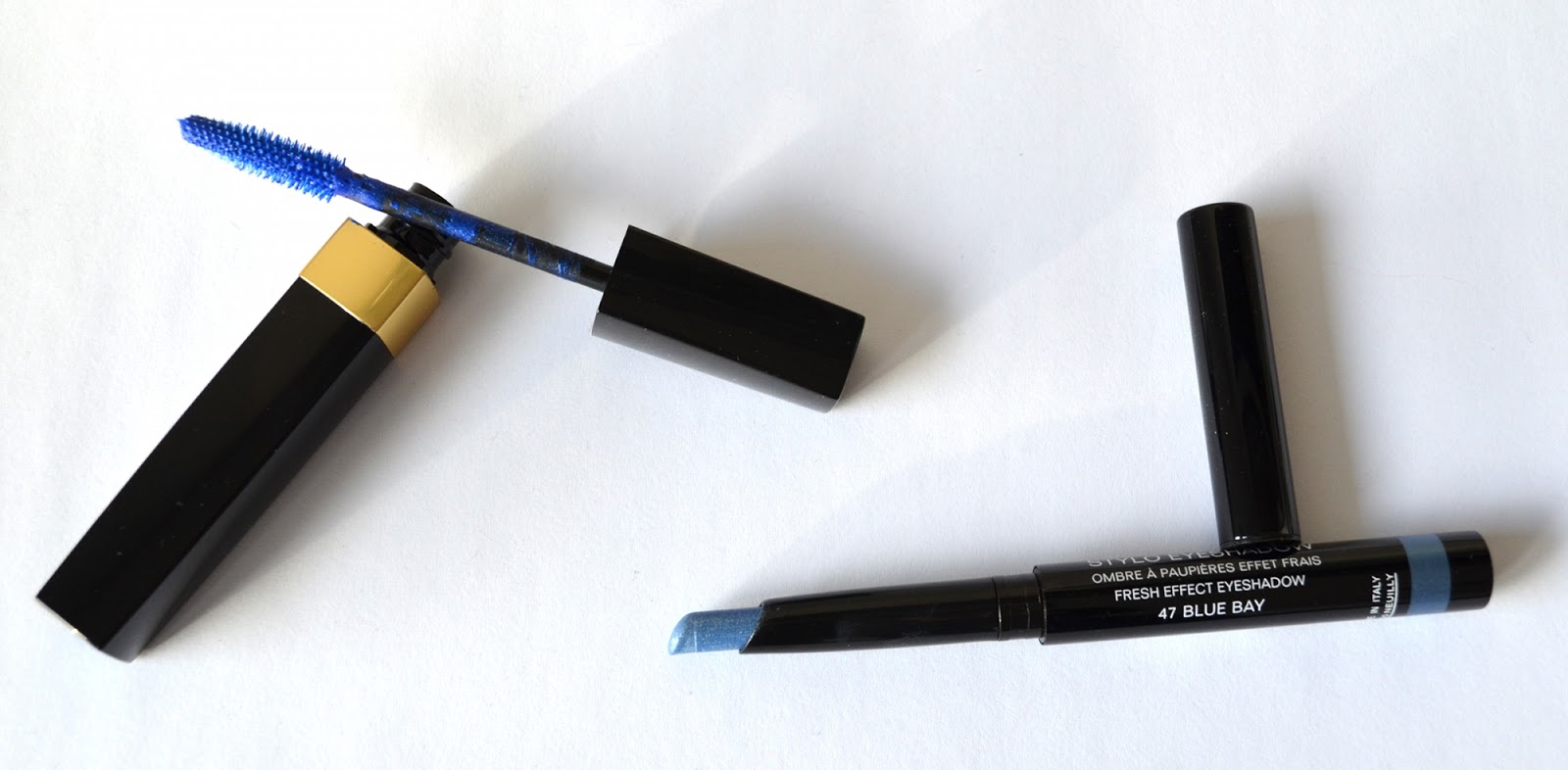 Chanel Stylo Eyeshadow 47 Blue Bay, Inimitable Waterproof Mascara 57 ...