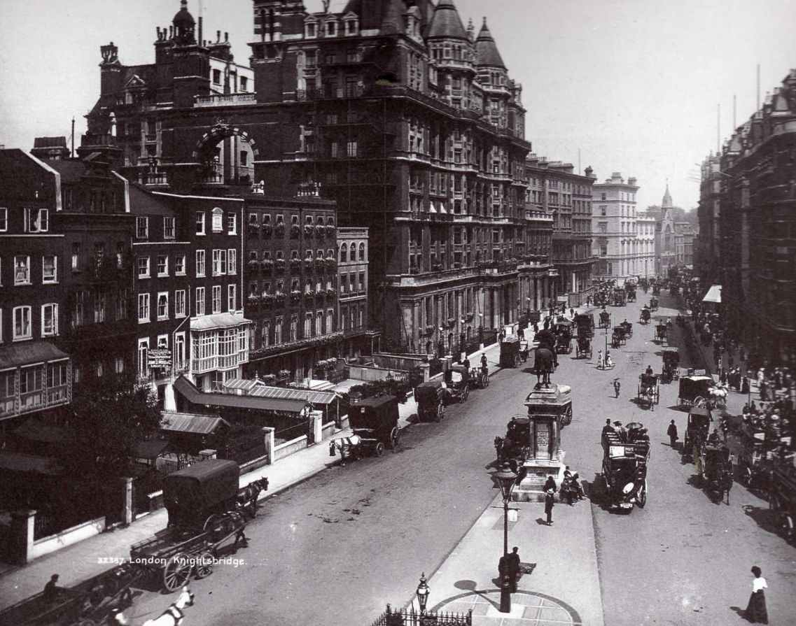 British Art: Knightsbridge 1896 looking east