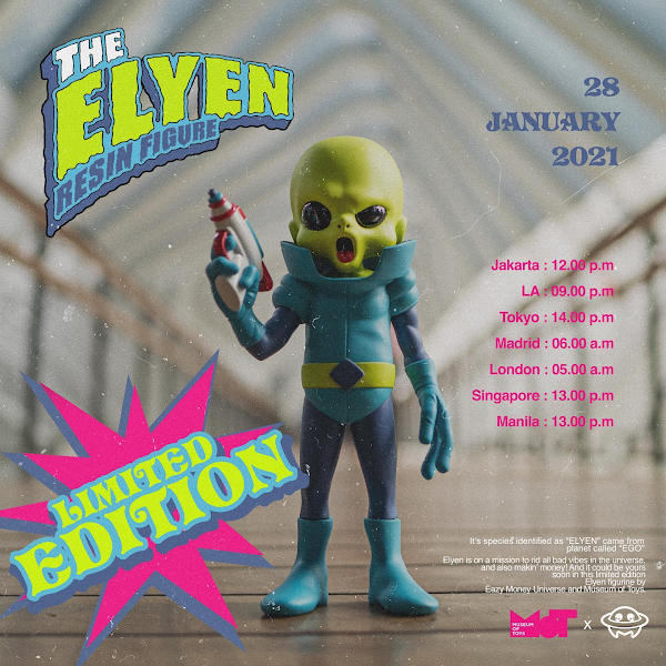ELYEN by Eazy Money X Museum of Toys for Jan 28-Release