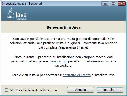 Come aggiornare Java | Oggi è un altro post