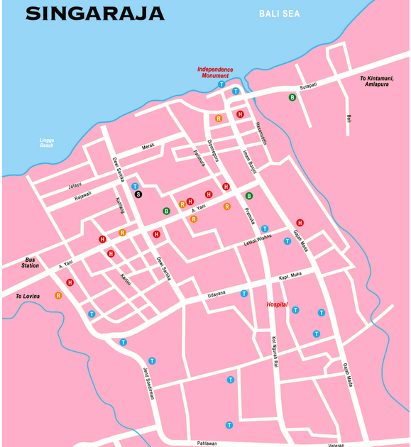 TAKJUB INDONESIA: Peta Wisata Kota Singaraja
