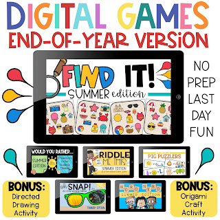 Last Day of School FUN - *Teaching Maddeness*