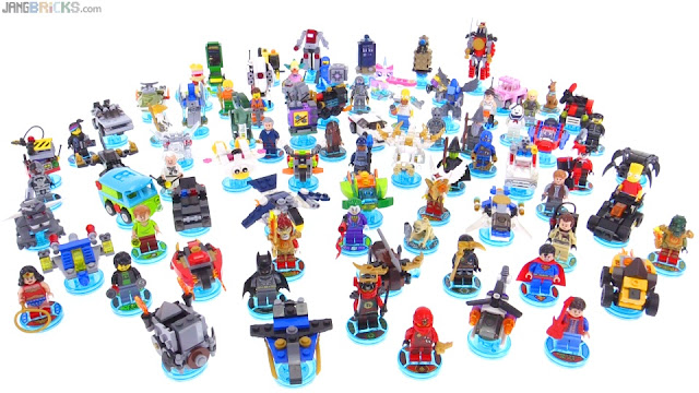 LEGO Dimensions: ALL 80+ minifigs & items waves 1-4!