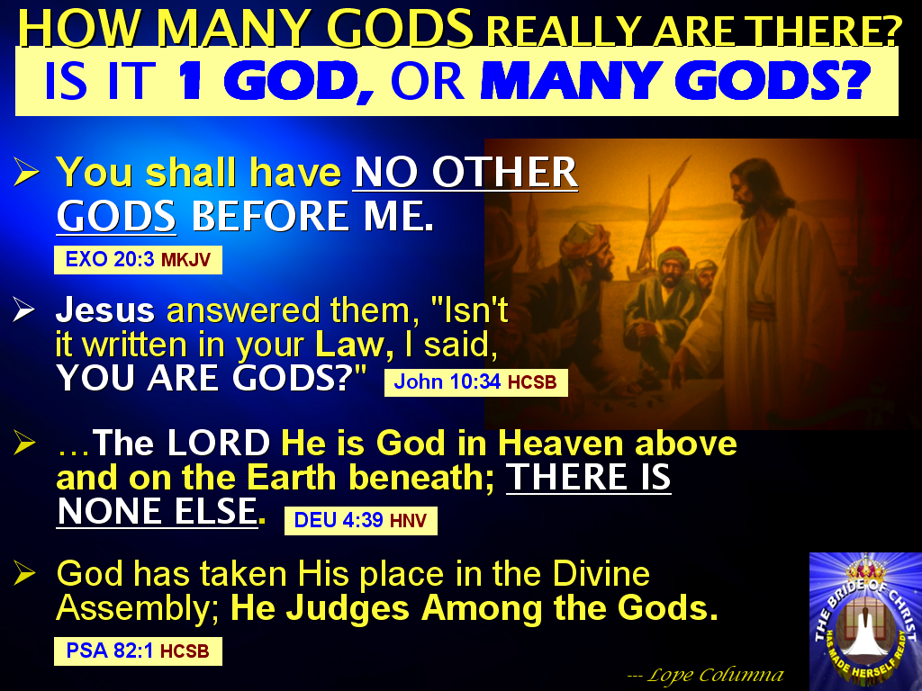 The BIBLE EXPLAINER & REVELATOR: Q51: HOW MANY GODS REALLY ARE THERE ...