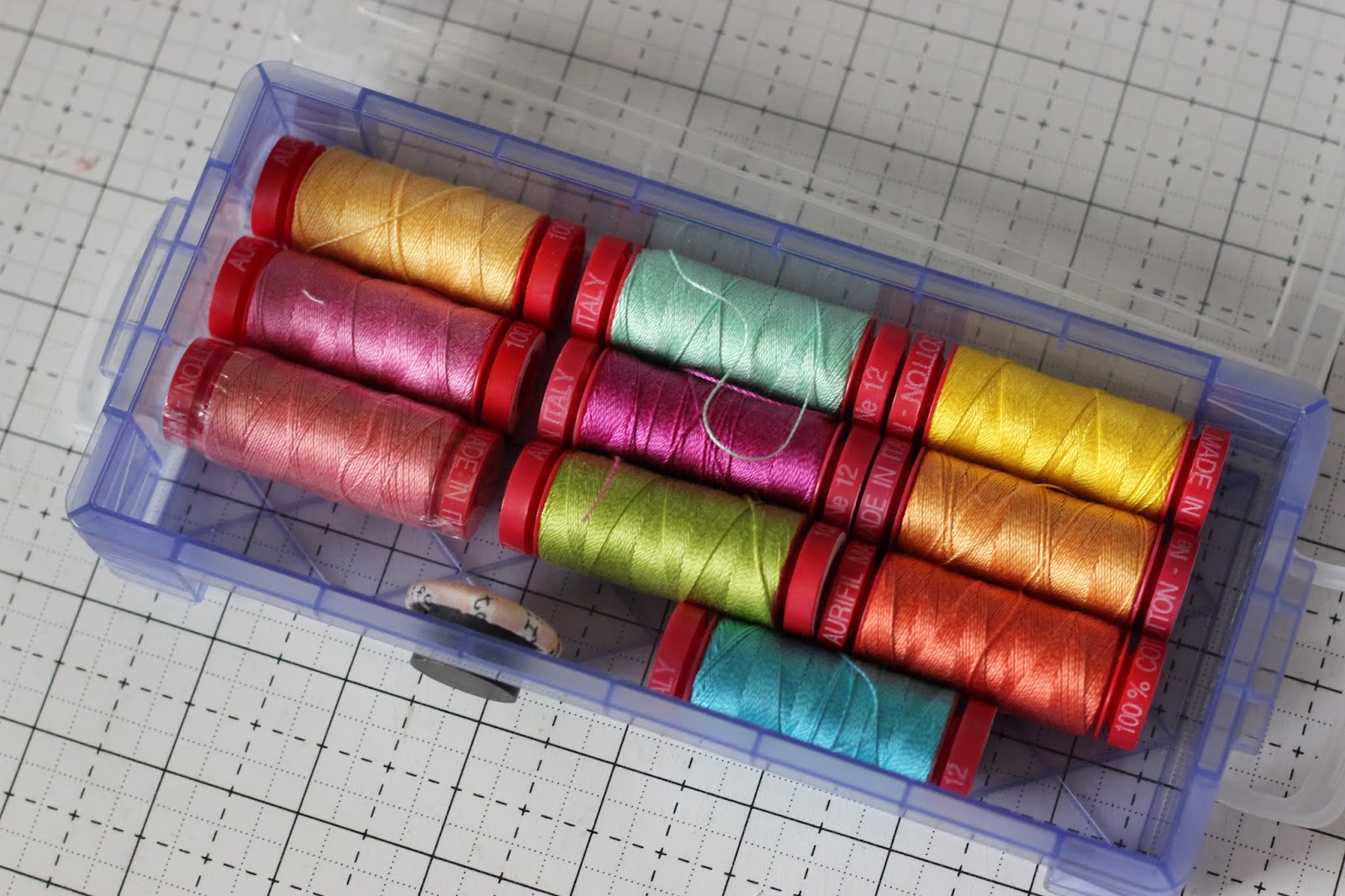 Aurifil Artisan January Challenge: Thread Storage | Amista Baker