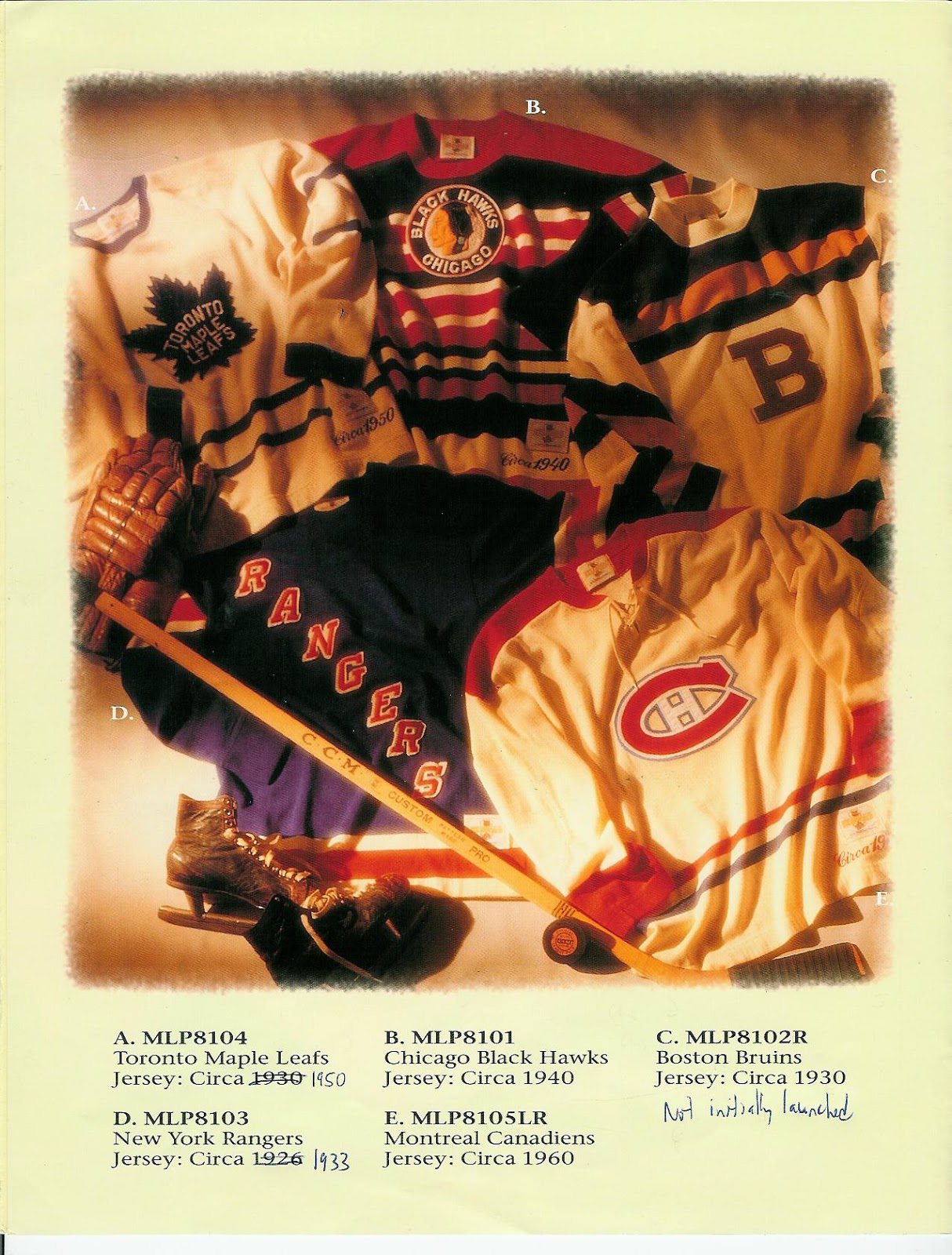 CCM NHL Heritage Collection of jerseys – Part 1 of 2 | Heritage ...