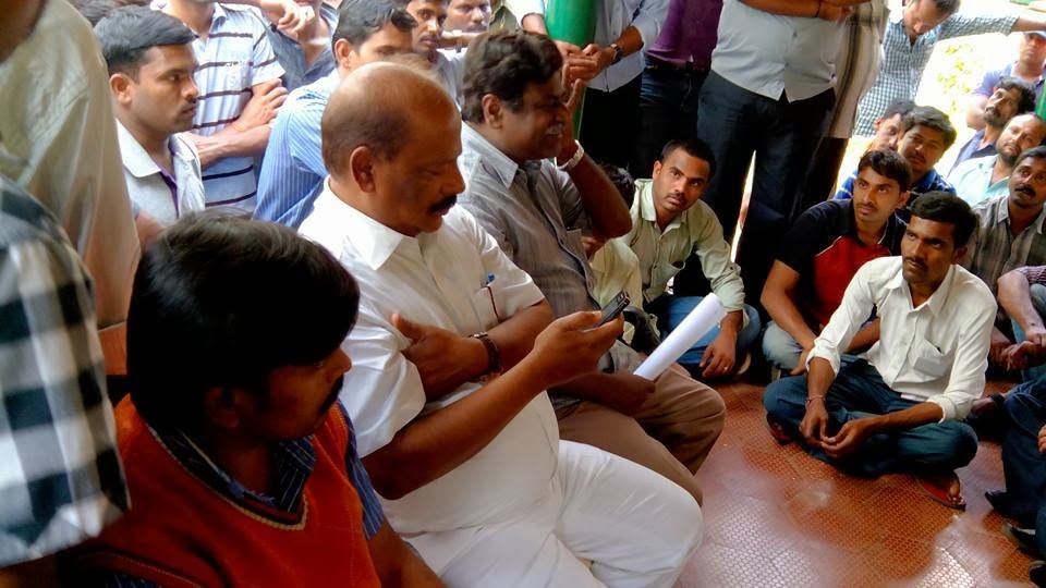 CPIML Karnataka: Stumpp, Schuele & Somappa (SSS) workers on Strike ...