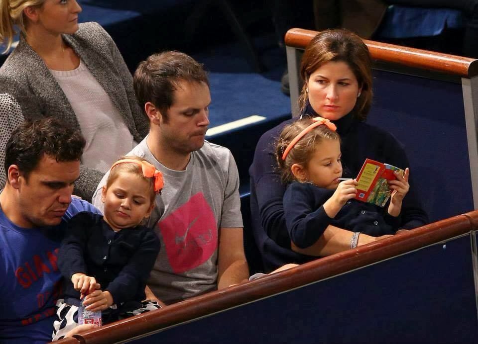 The GOAT Roger Federer - thoughts from Majorfedfan: Federer twins in Bercy