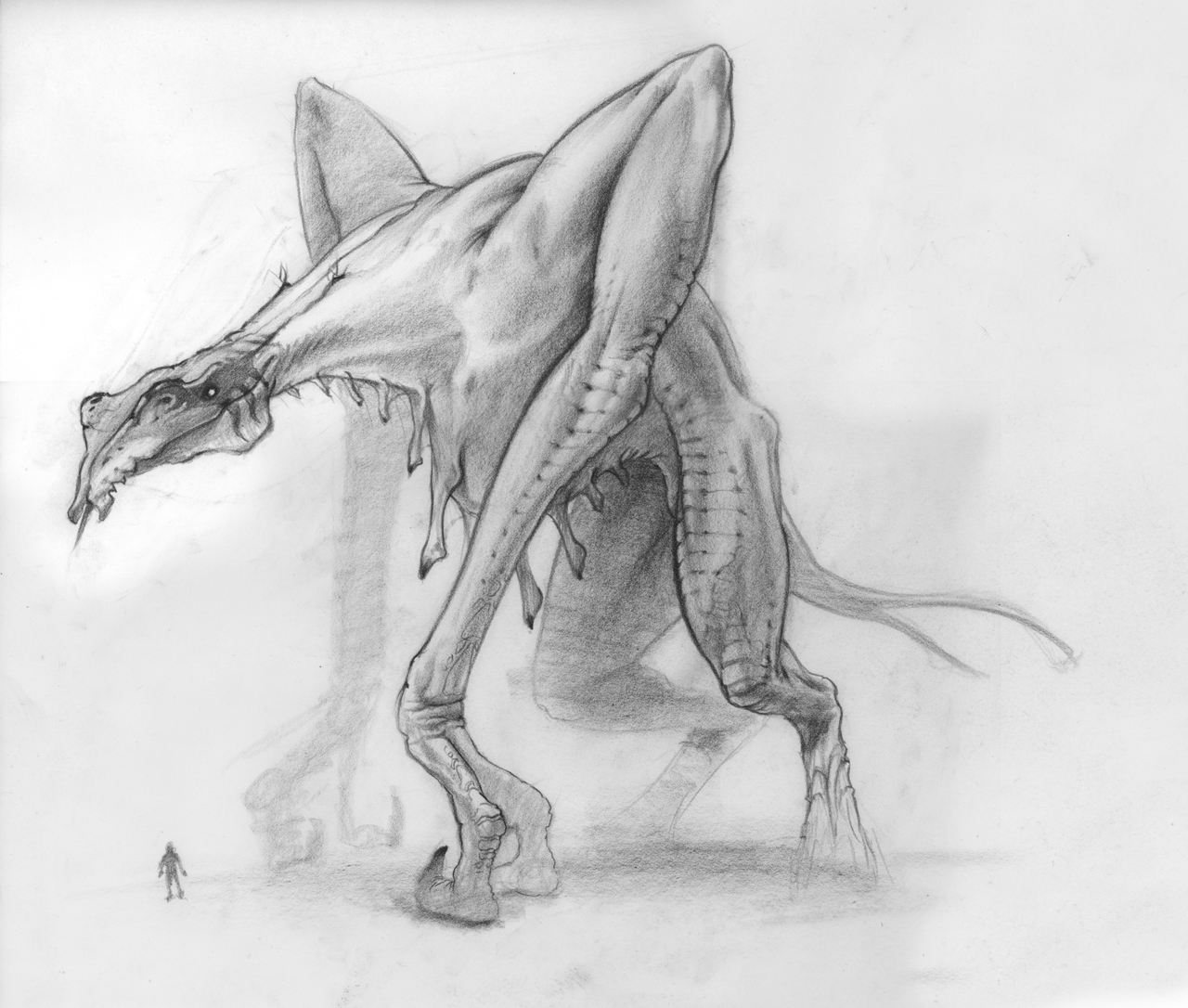 See What 'Cloverfield' Monster Could Have Looked Like « Film Sketchr