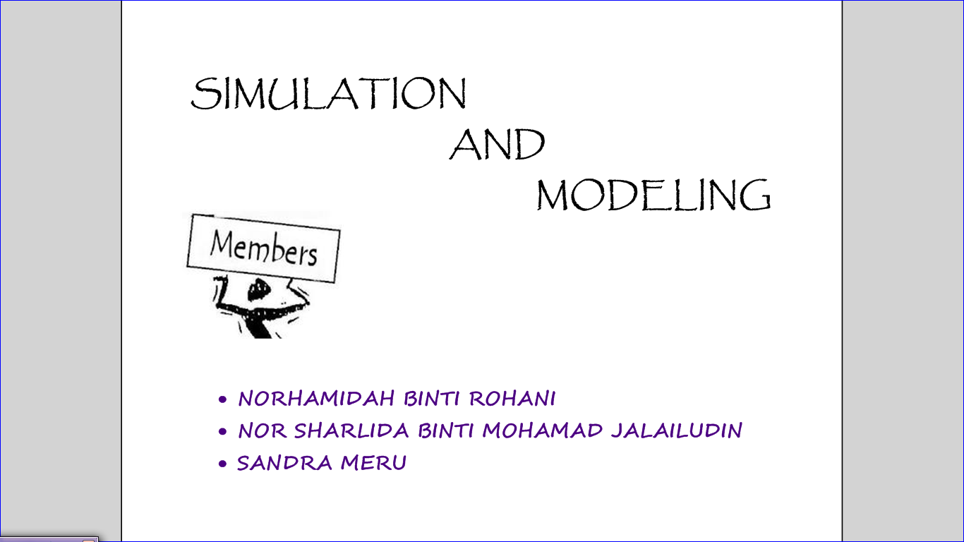 ..teAcHing pOrtFoLio..: simulation and modeling
