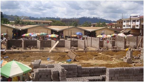 TOBBY VISION COMPUTERS : Kumba:Construction of Market stalls at the ...