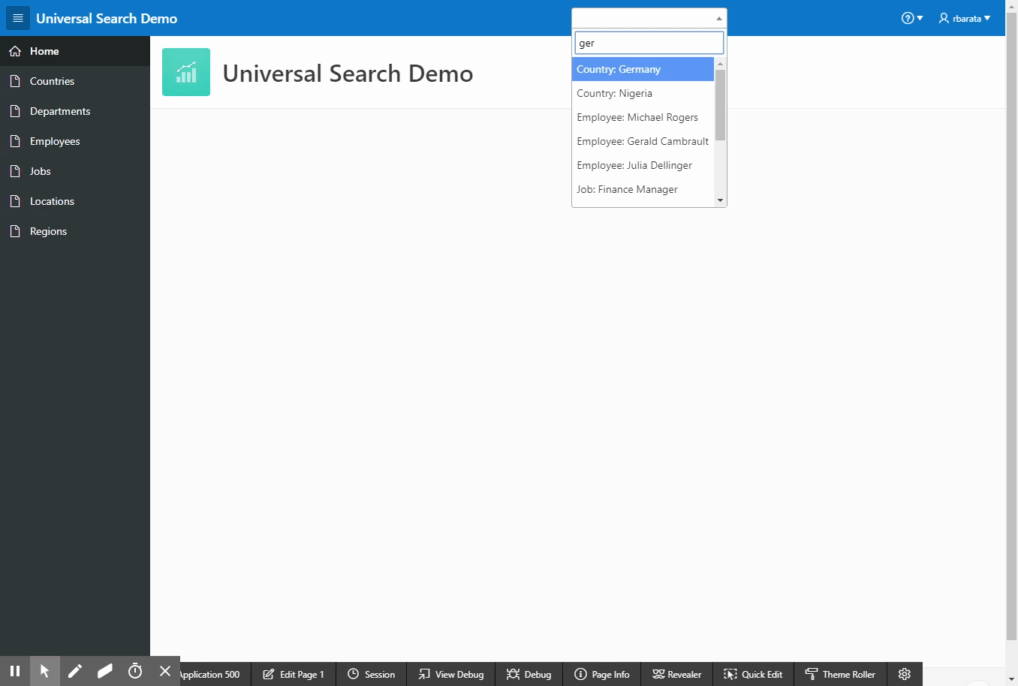 Oracle APEX at work: How to create a global search bar in Oracle ...