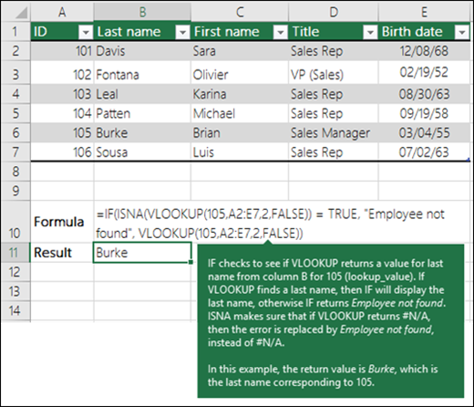 Arivilm: Vlookup() function