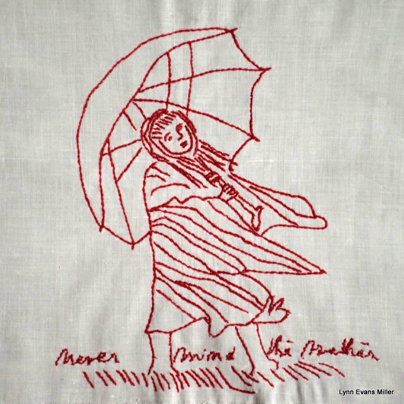 Quilts-Vintage and Antique: Redwork Pattern V