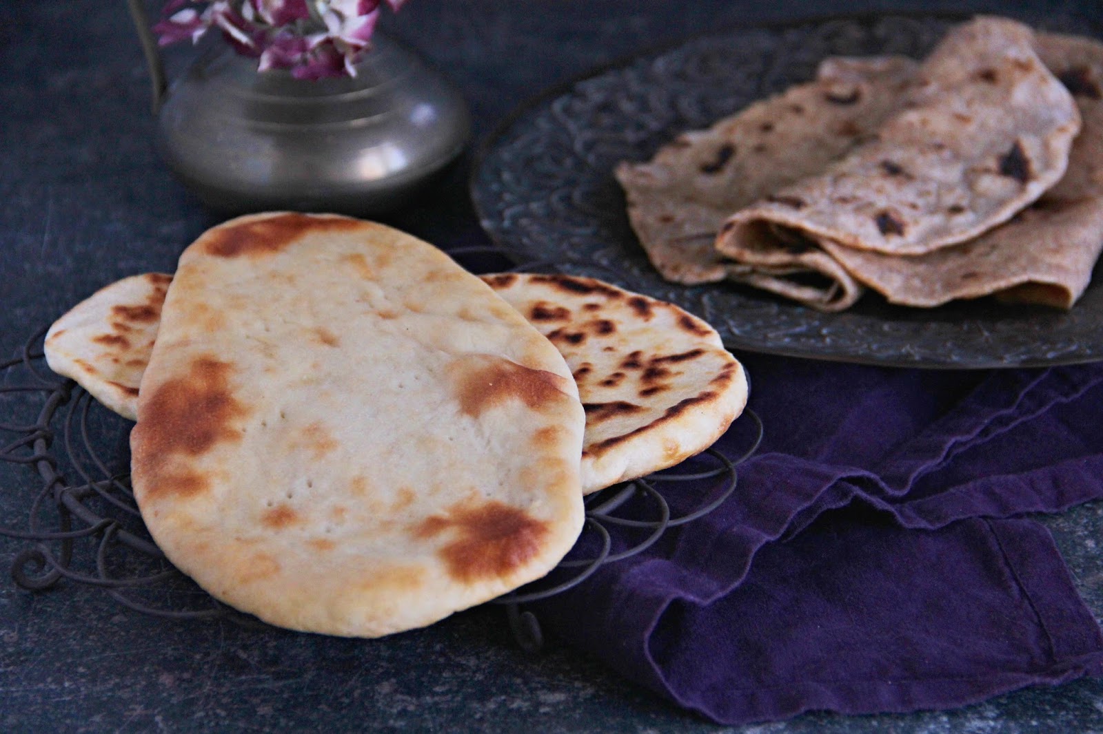 V kuchyni vždy otevřeno ...: Naan a chapati