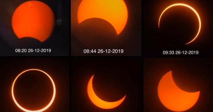 Annular Solar Eclipse - 26 Dec 2019