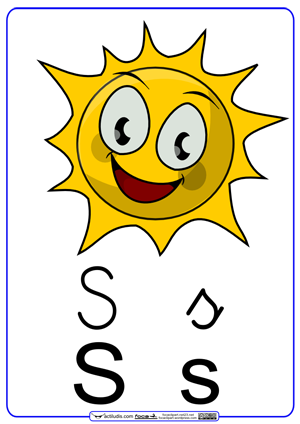 APRENDEMOS CON TODOS Y DE TODOS : LA LETRA S