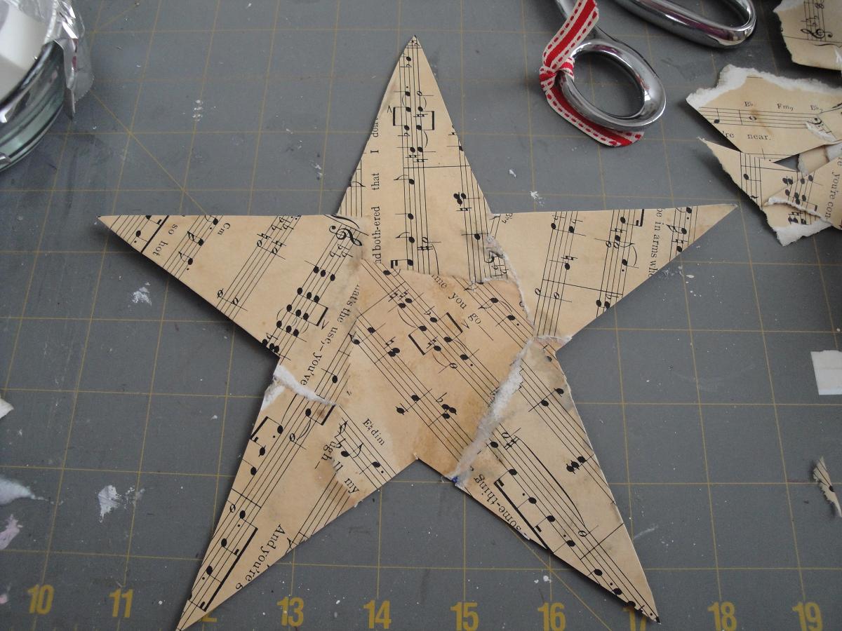 Hazelruthes's: Make A Vintage Style Star From A Cereal Box Tutorial