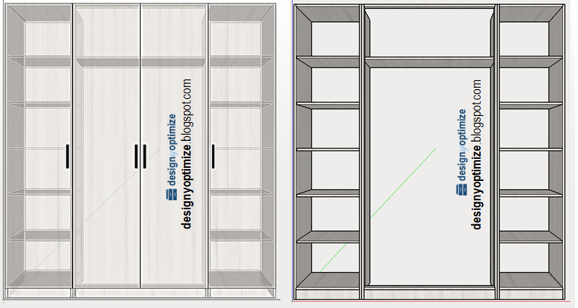 Diseño De Muebles Madera: Planos de ( Closet - Placard - Armario ) Grande y Barato