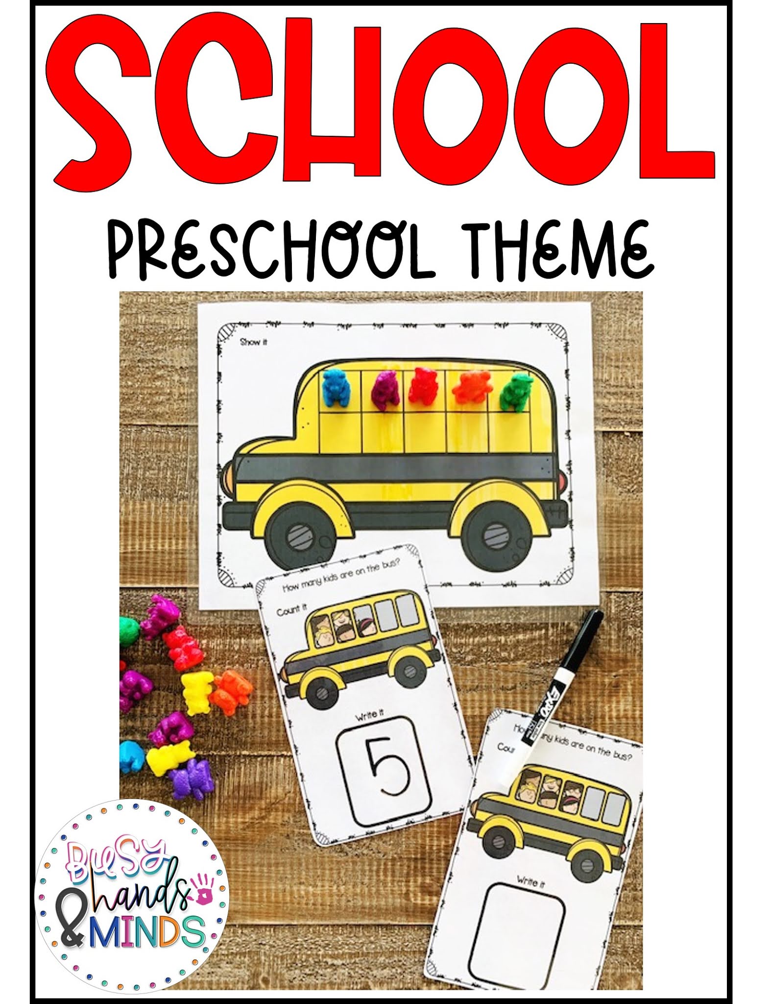 Back to School Preschool Theme | Busy Hands and Minds