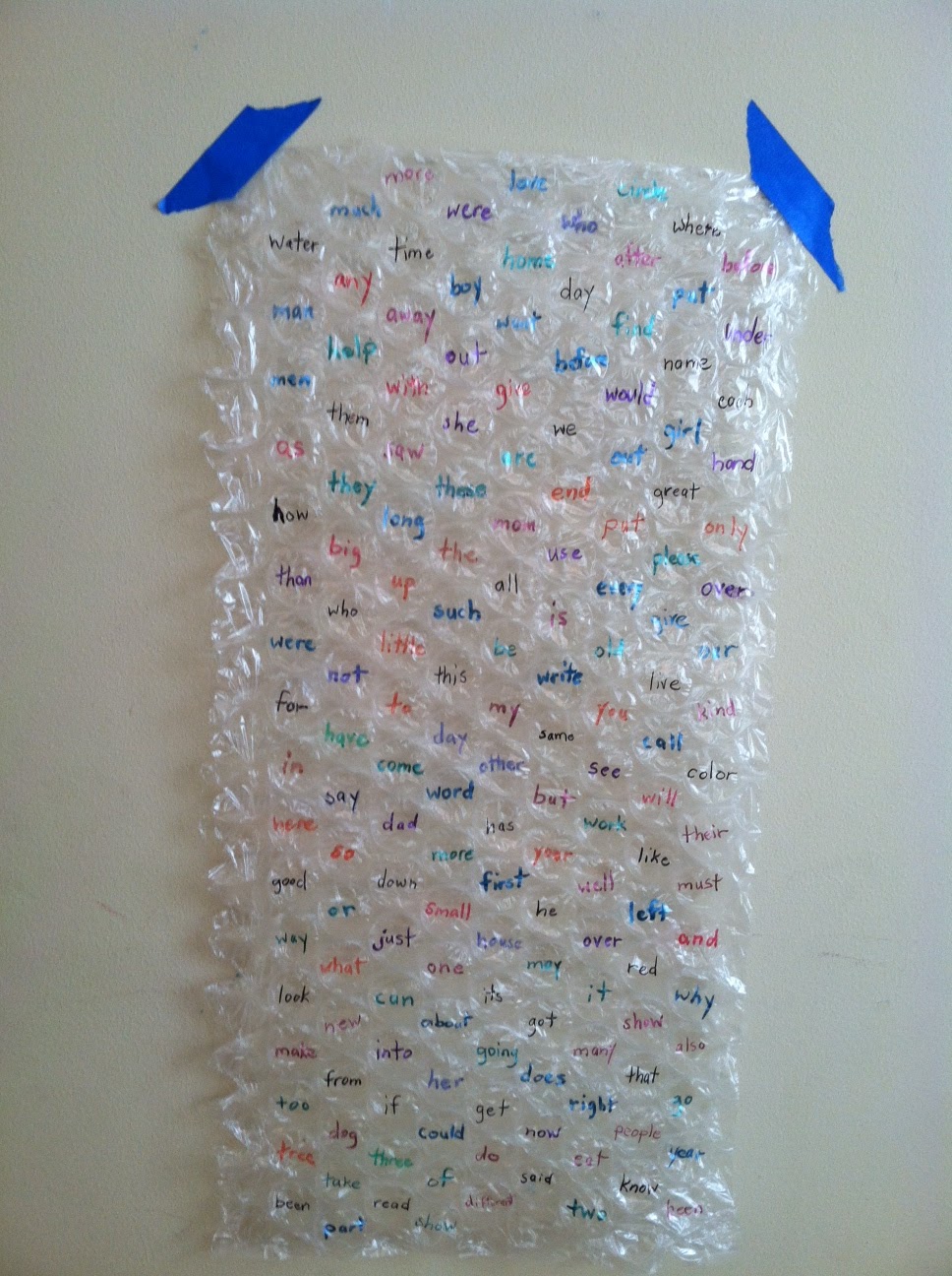 Homeschool Muse Mom: Word Bubbles-High Frequency Words for First Grade