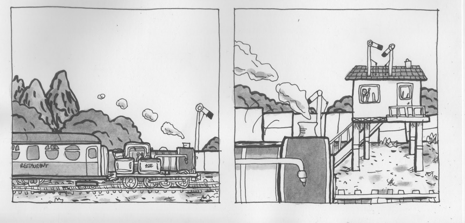 Rob Jackson's Comics Blog: Passing Trains