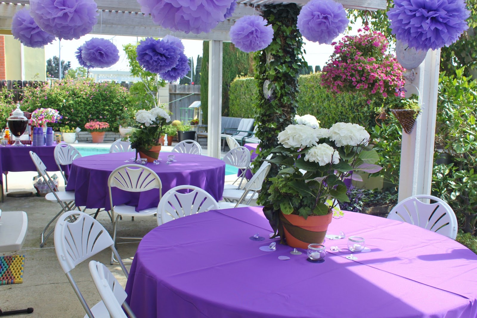 My little cottage in the making: PURPLE BLING 1st COMMUNION PARTY