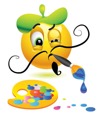 Painter Emoticon | Symbols & Emoticons
