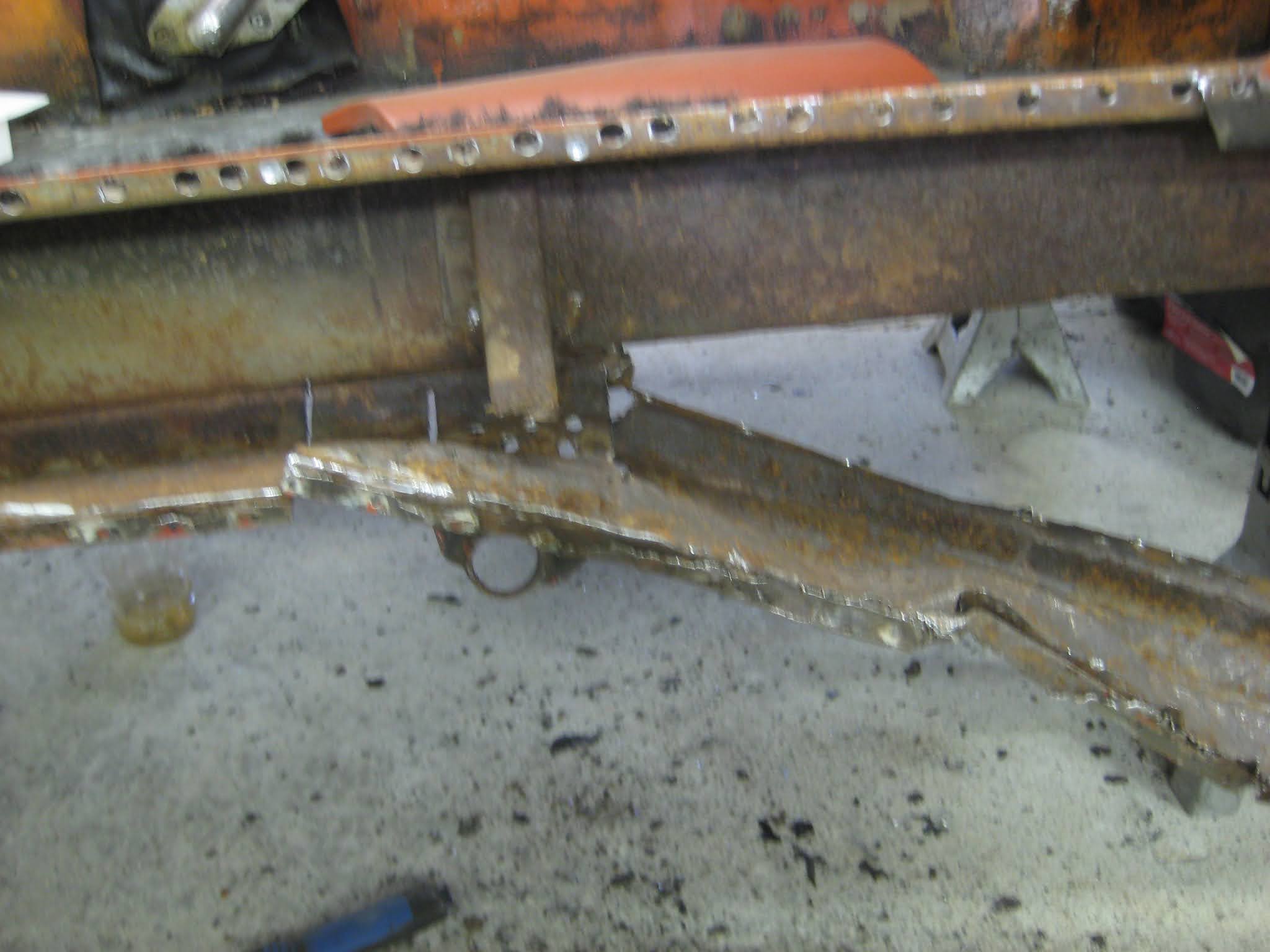 Adam's MGB Restoration: Passenger Rocker Panel, Door Sill, and Inner ...