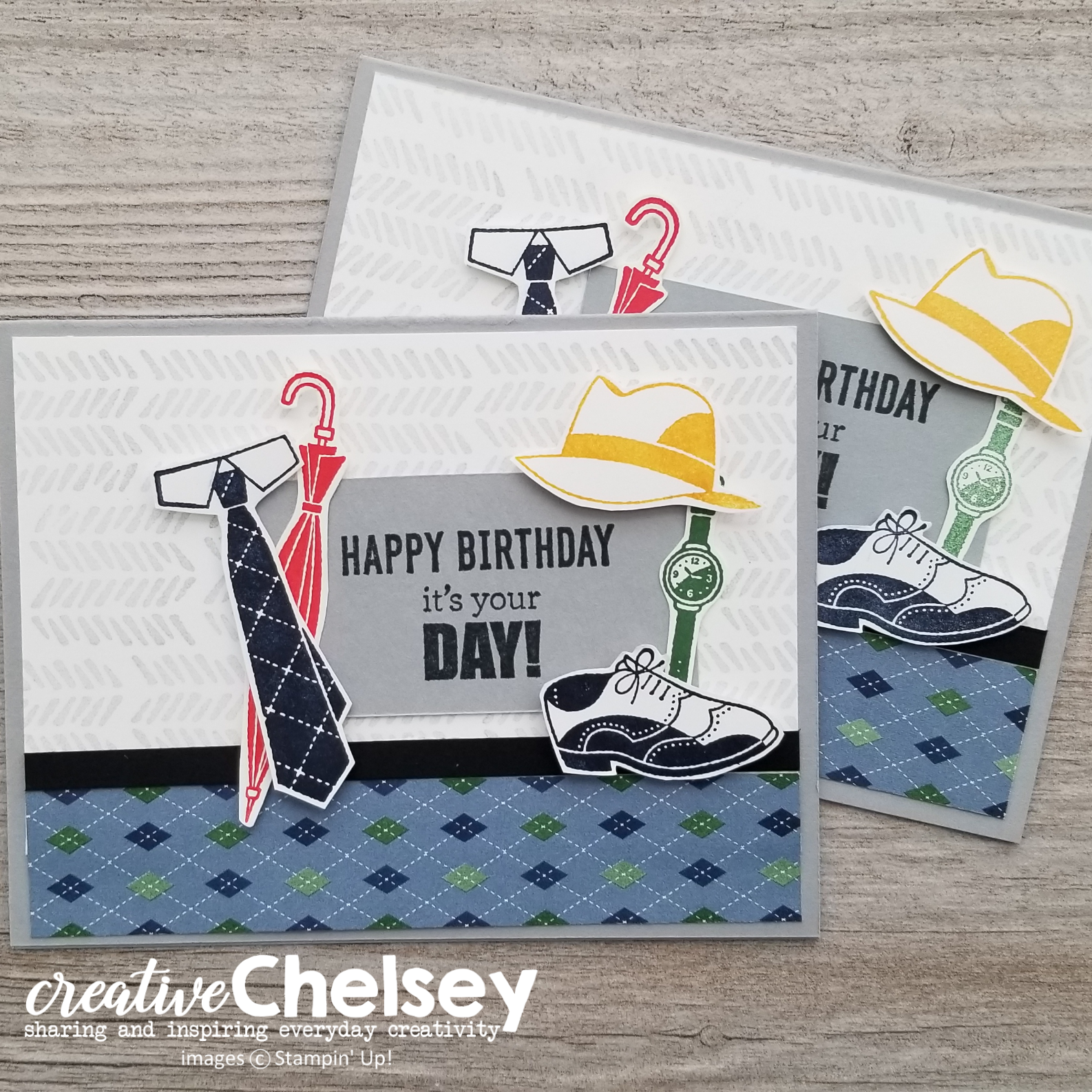 Creative Chelsey: Masculine Birthday Handmade Cards | 3 Designs -Use ...