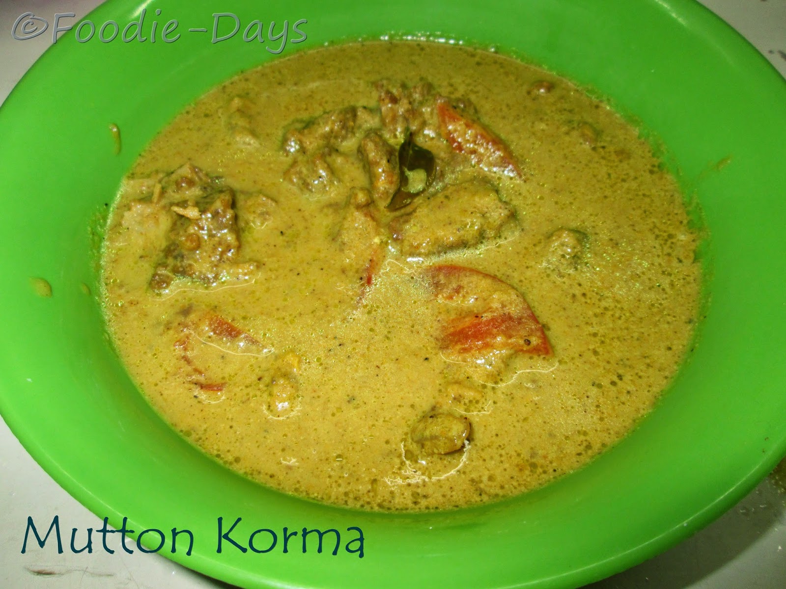 Mutton Korma