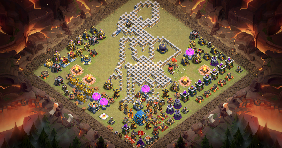 Kumpulan Base COC Unik, Lucu, dan Keren Terbaru untuk TH 11, 12, 13 ...