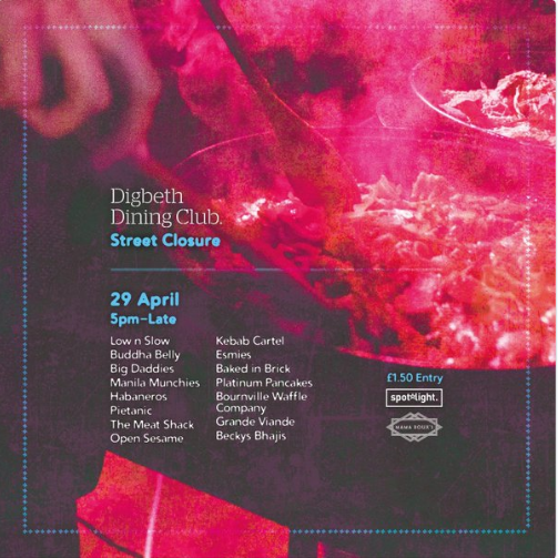 Sarah + Laura: Digbeth Dining Club!